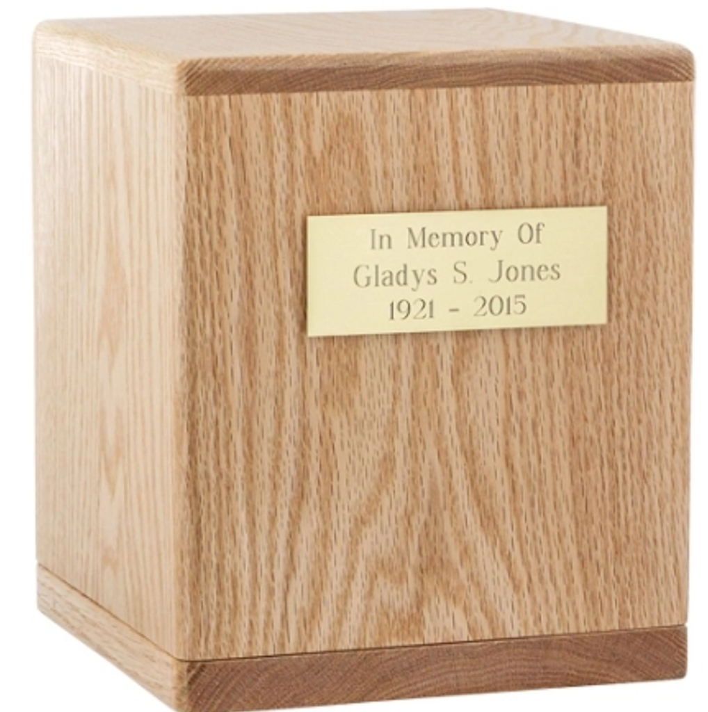 Artisan Bamboo Natural Urn - Memorial Funeral Urns